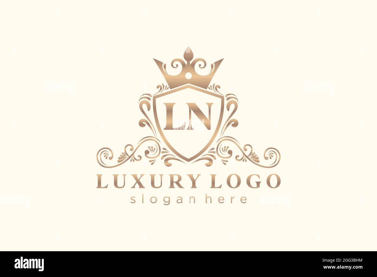Ln logo vector vectors hi-res stock photography and images - Alamy
