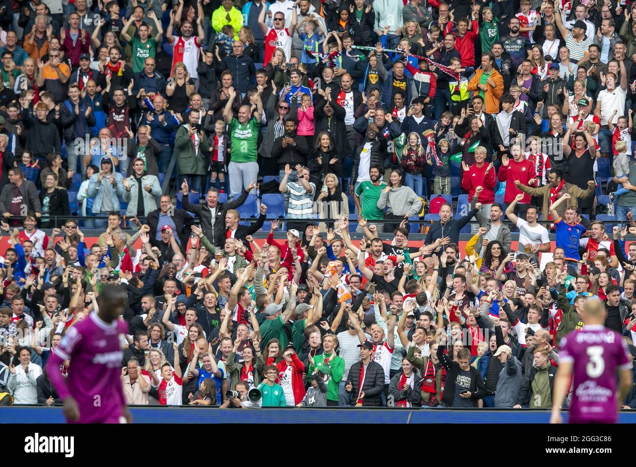 ROTTERDAM, Stadium De Kuip, 22-08-2021 , season 2021 / 2022 , Dutch ...