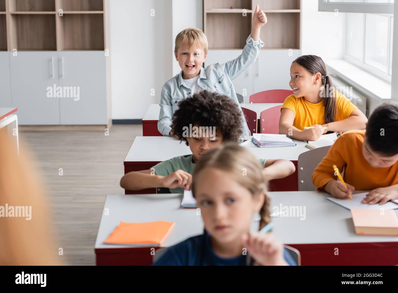 Beautiful attractive schoolgirls hi-res stock photography and images ...