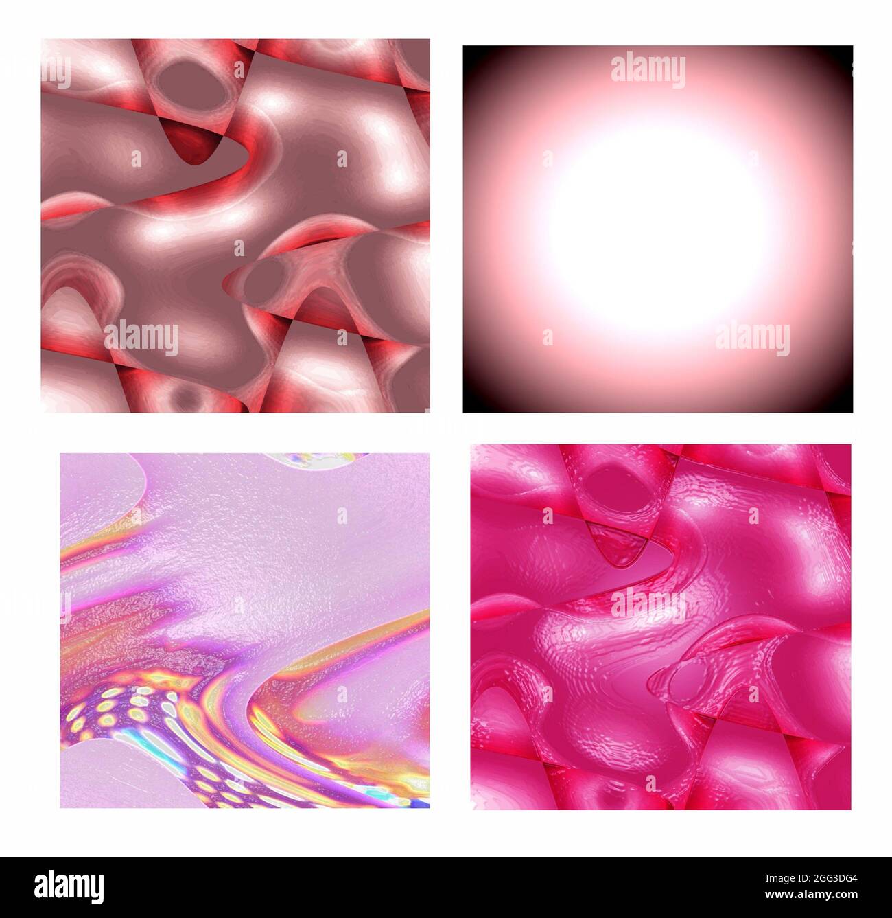set of four pink backgrounds Stock Photo - Alamy