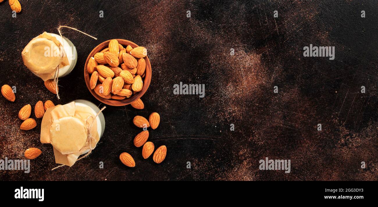 Almod milk hi-res stock photography and images - Alamy