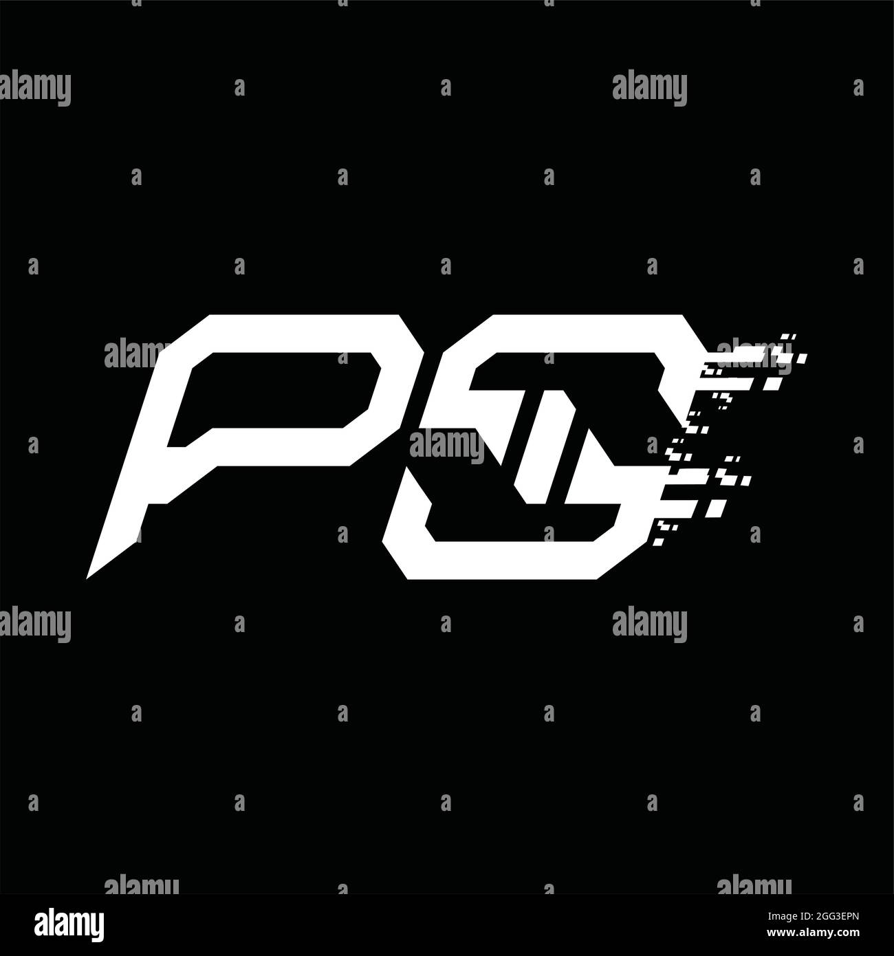 Ps minimal logo design hi-res stock photography and images - Alamy