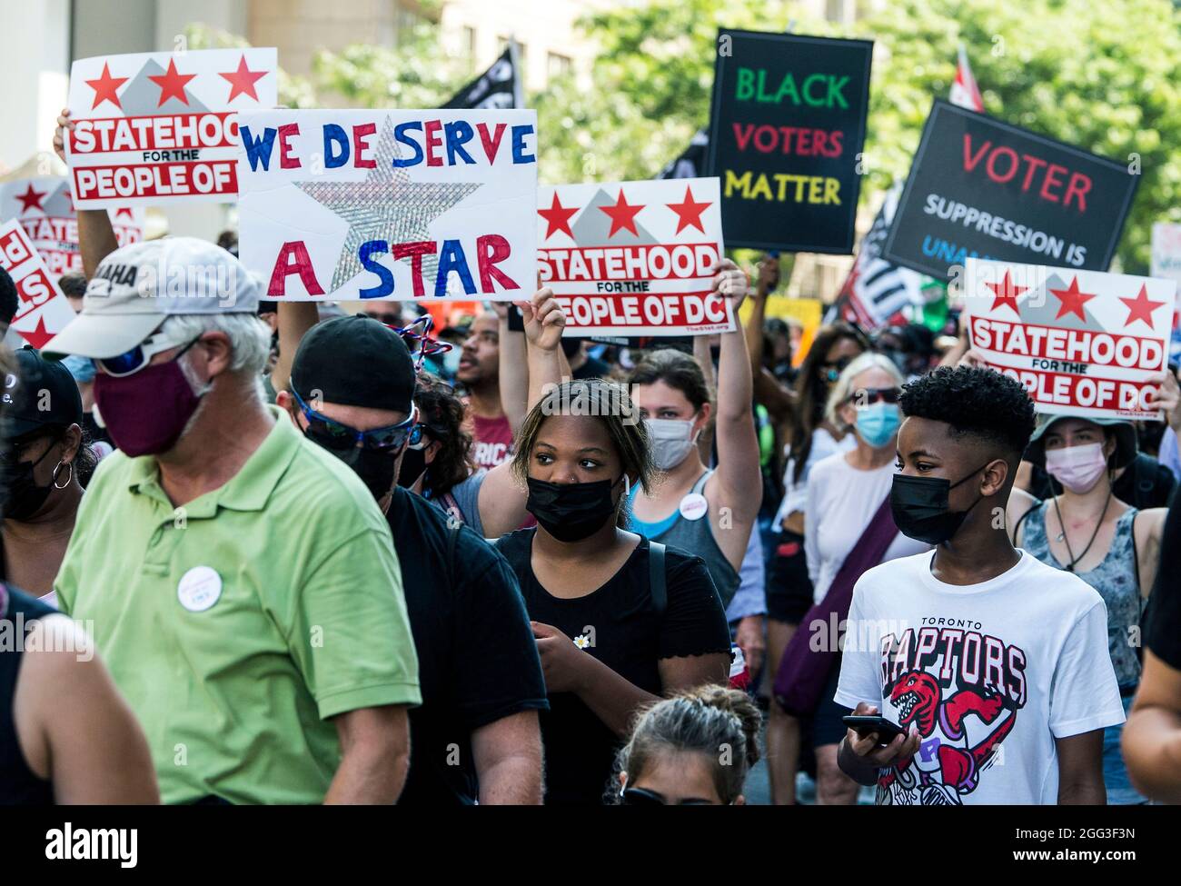 August 28, 2021 - Washington, District of Columbia, USA. - People ...