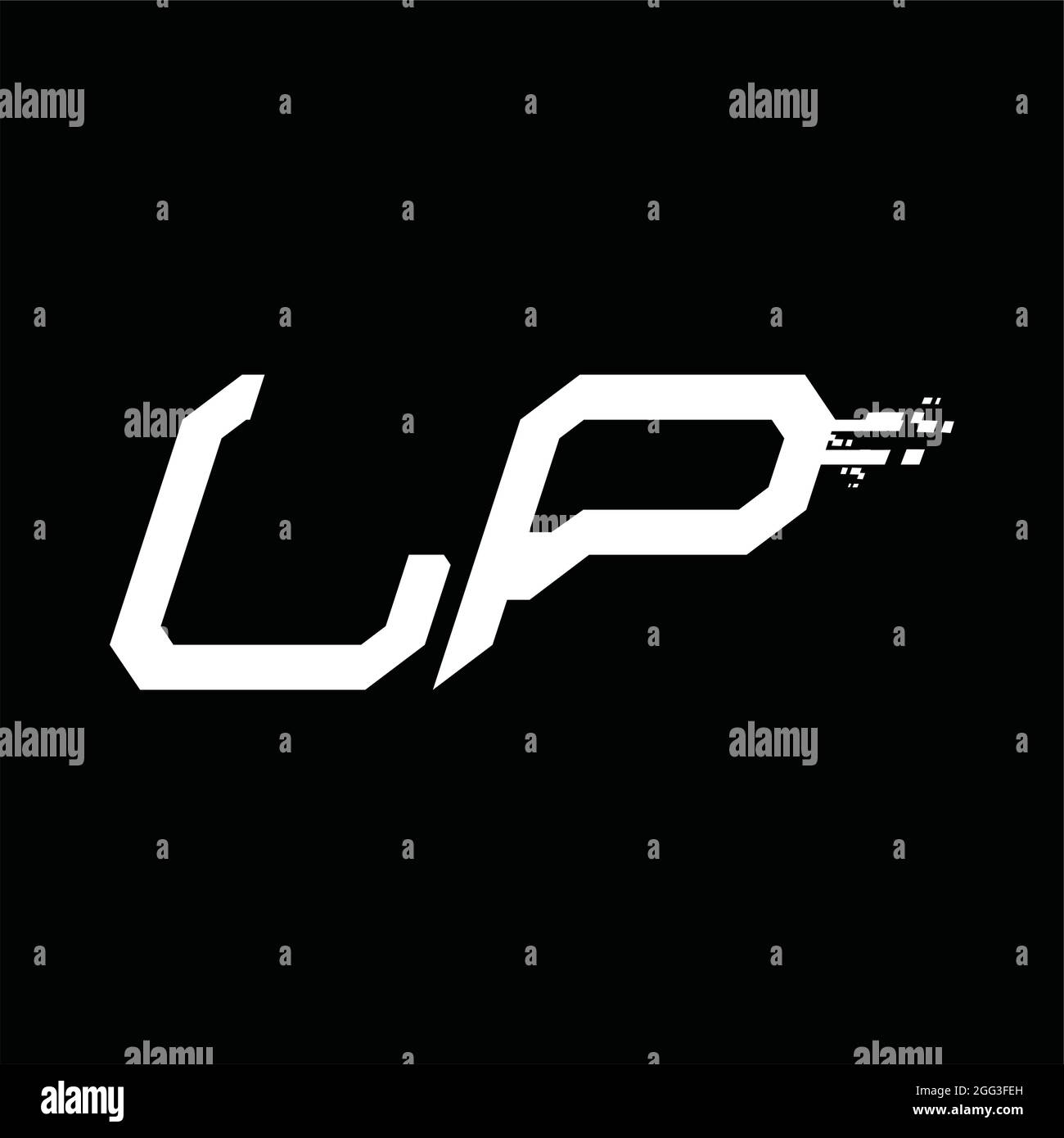 Lp minimal logo hi-res stock photography and images - Alamy
