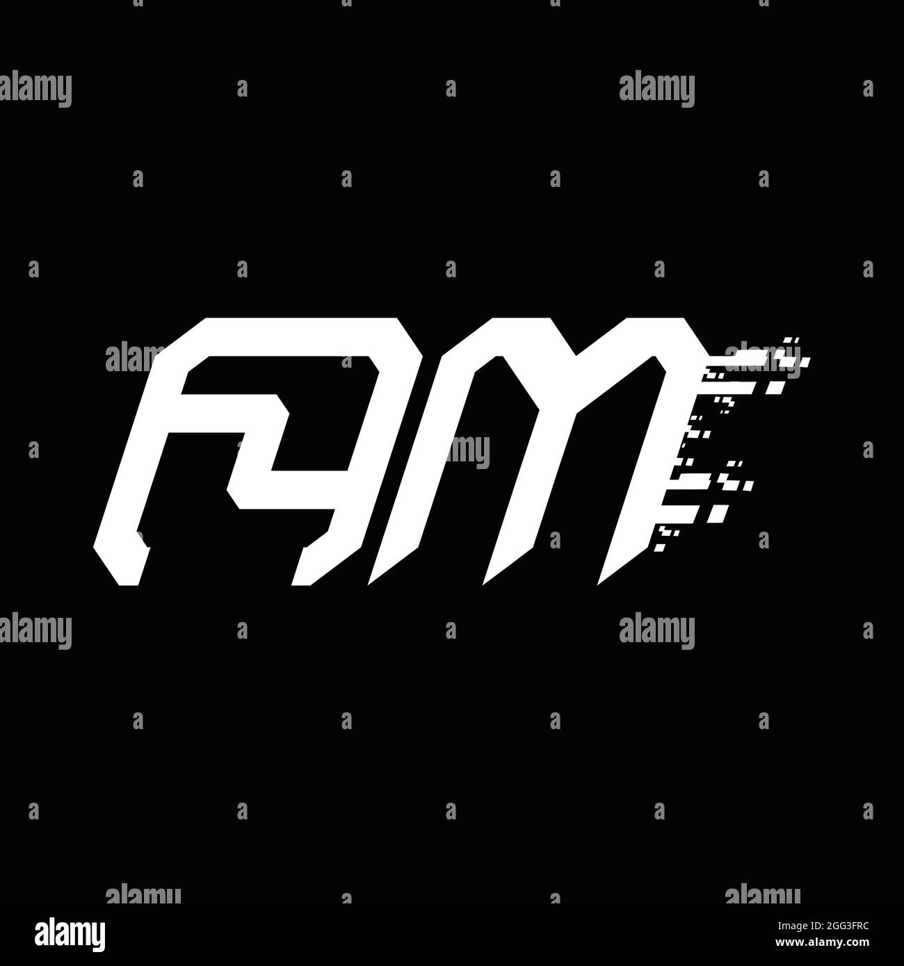 Am technology logo Stock Vector Images - Alamy
