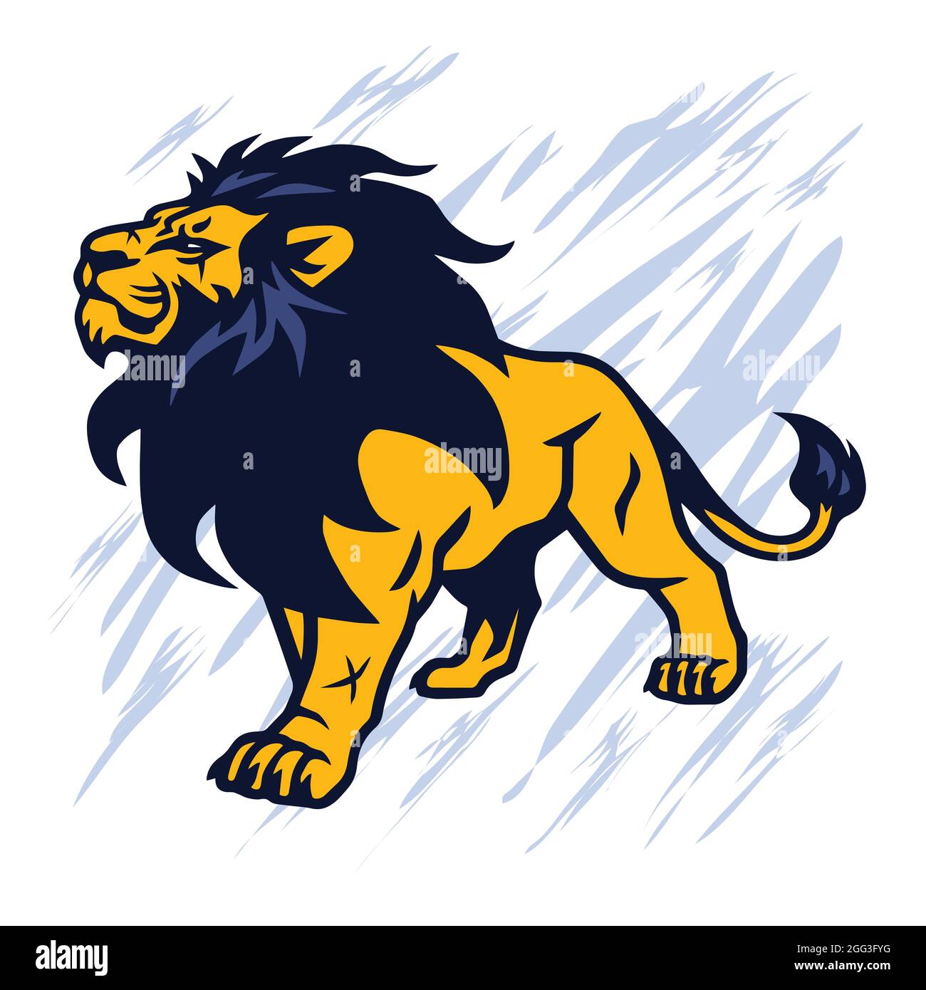 Lion Standing Up Logo