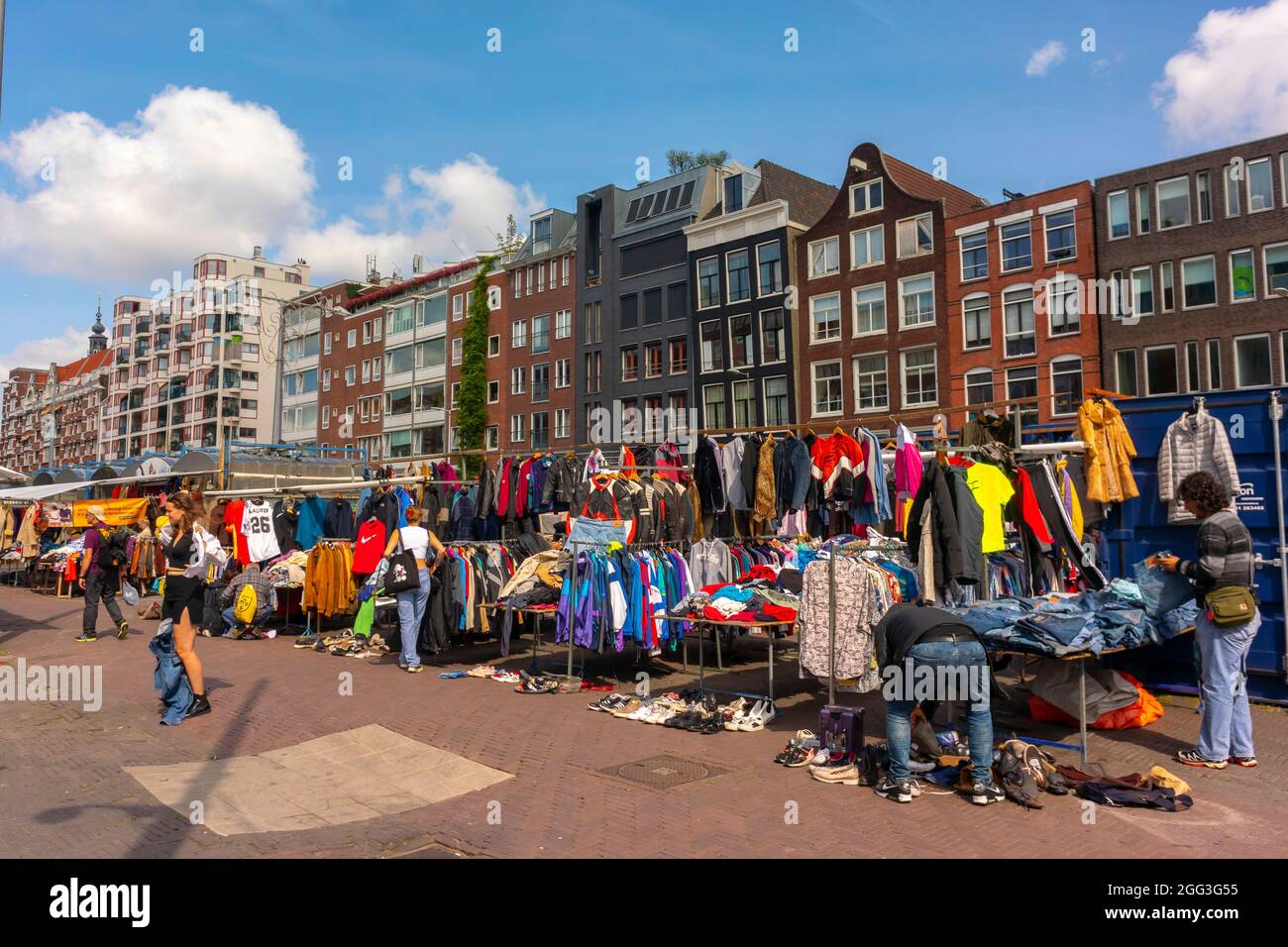 Amsterdam, Holland, Tourists Shopping, Street Scenes, Flea Market ...