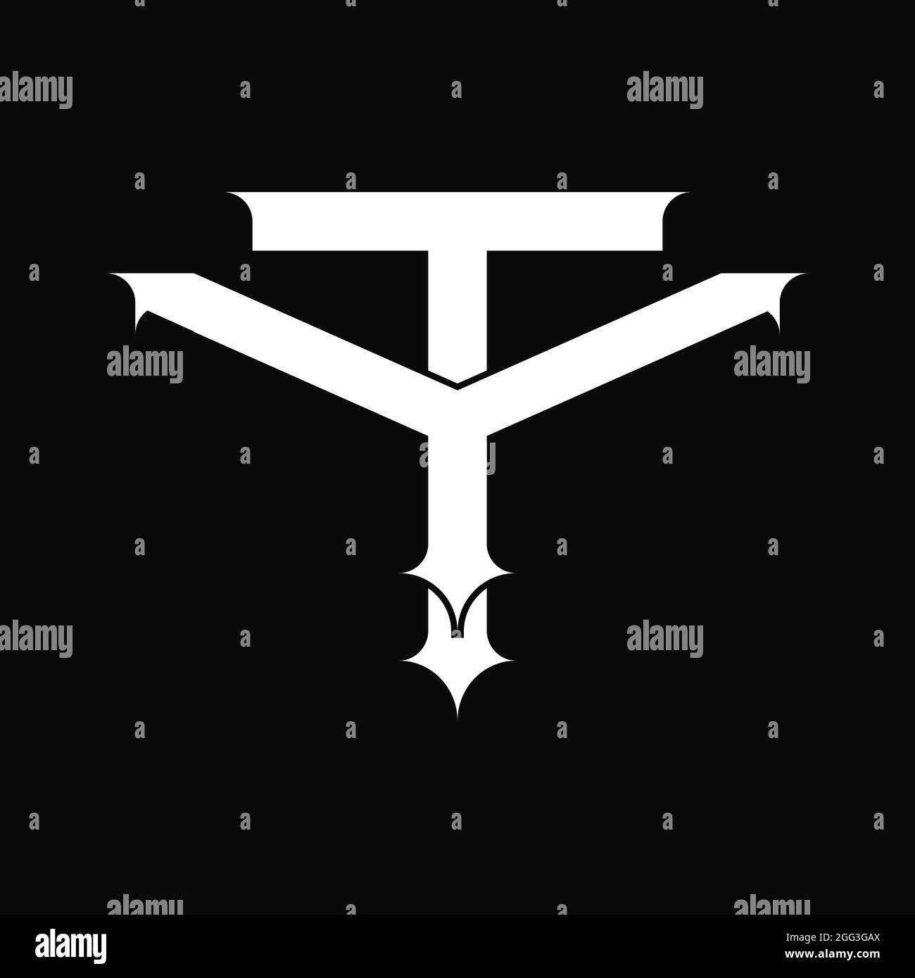 Yt minimal logo Stock Vector Images - Alamy