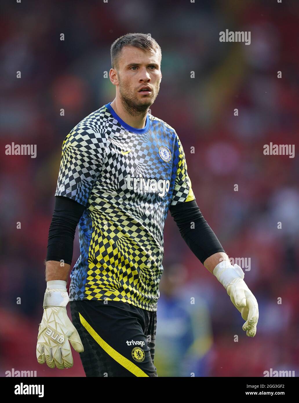 Chelsea goalkeeper Marcus Bettinelli during the Premier League match at ...