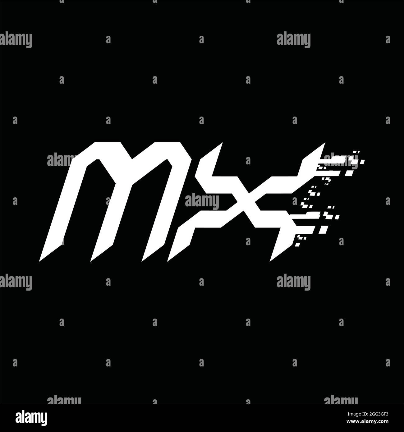 Mx letters vector vectors hi-res stock photography and images - Alamy