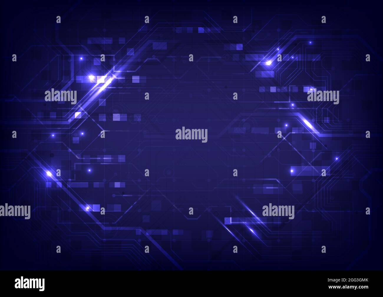 Abstract hi-tech background. Virtual reality high technology. Circuit ...