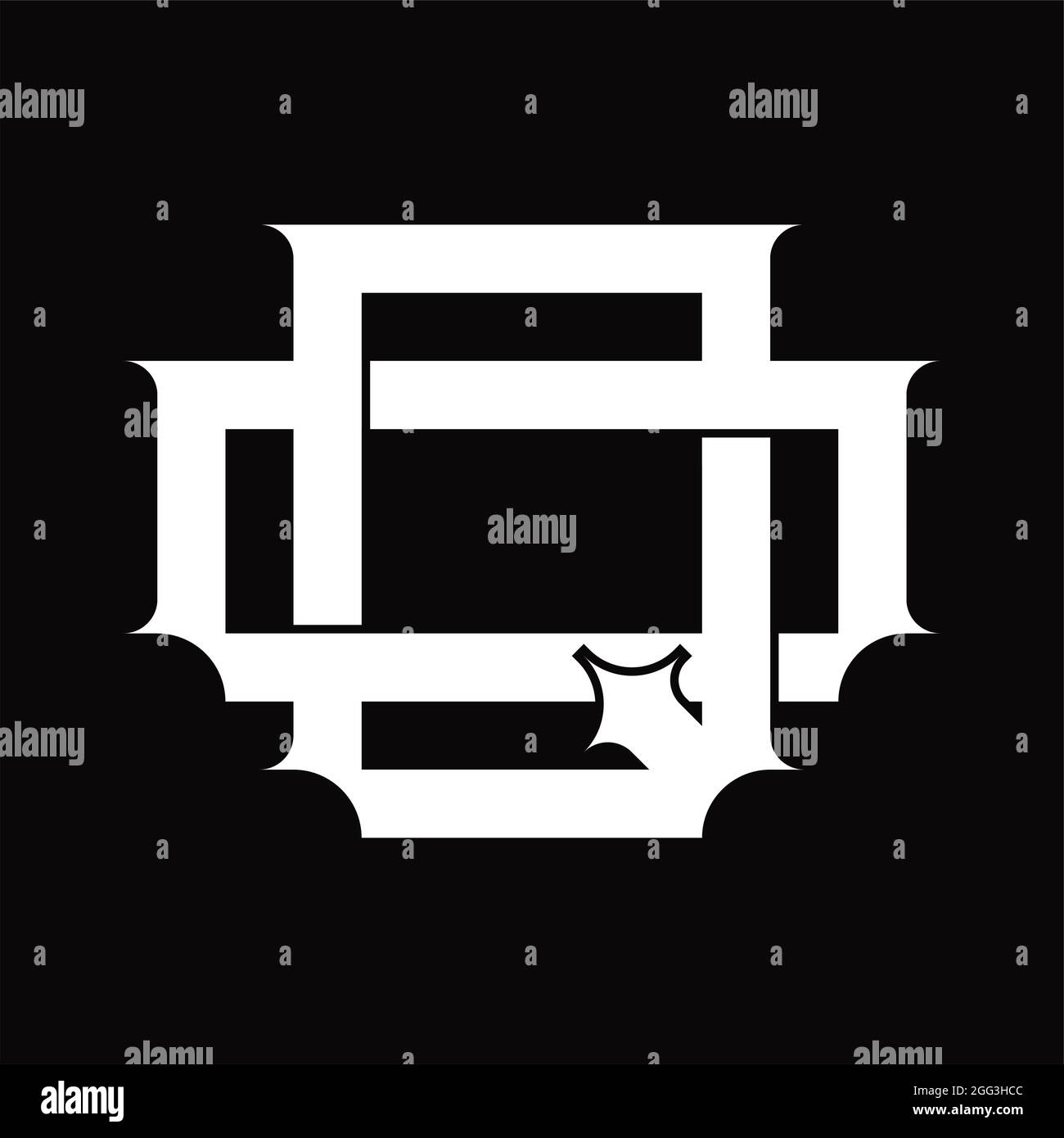 Oq minimal logo hi-res stock photography and images - Alamy