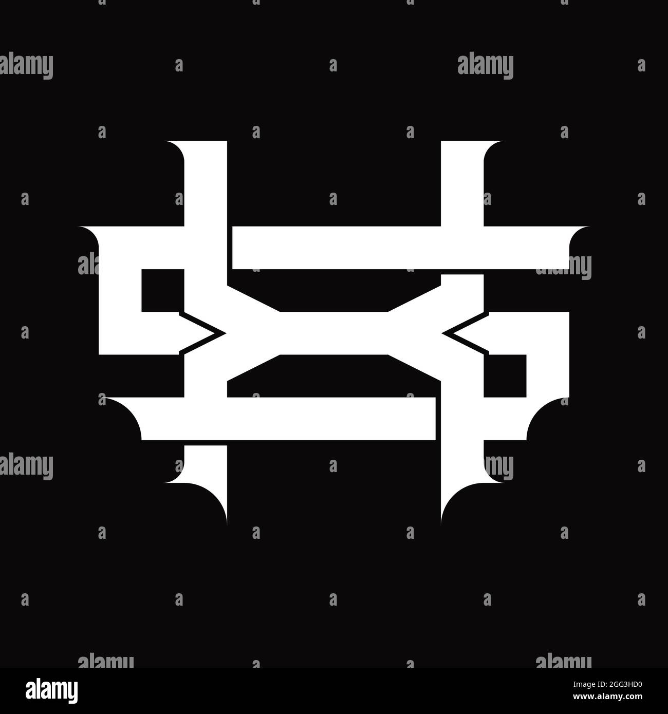 SX Logo monogram with slice shape blackground design template Stock ...