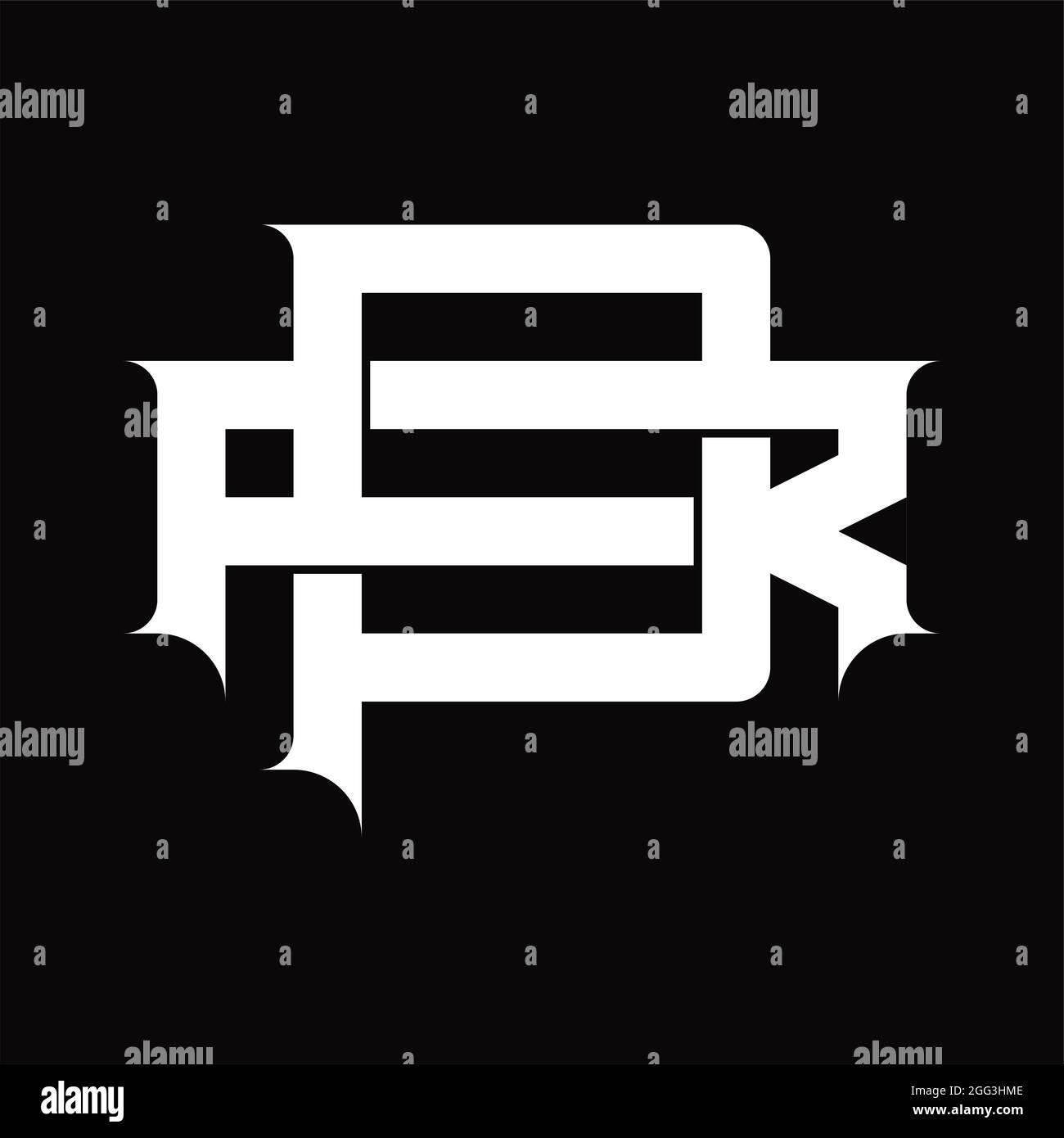 Letter rp logo vector vectors hi-res stock photography and images - Alamy