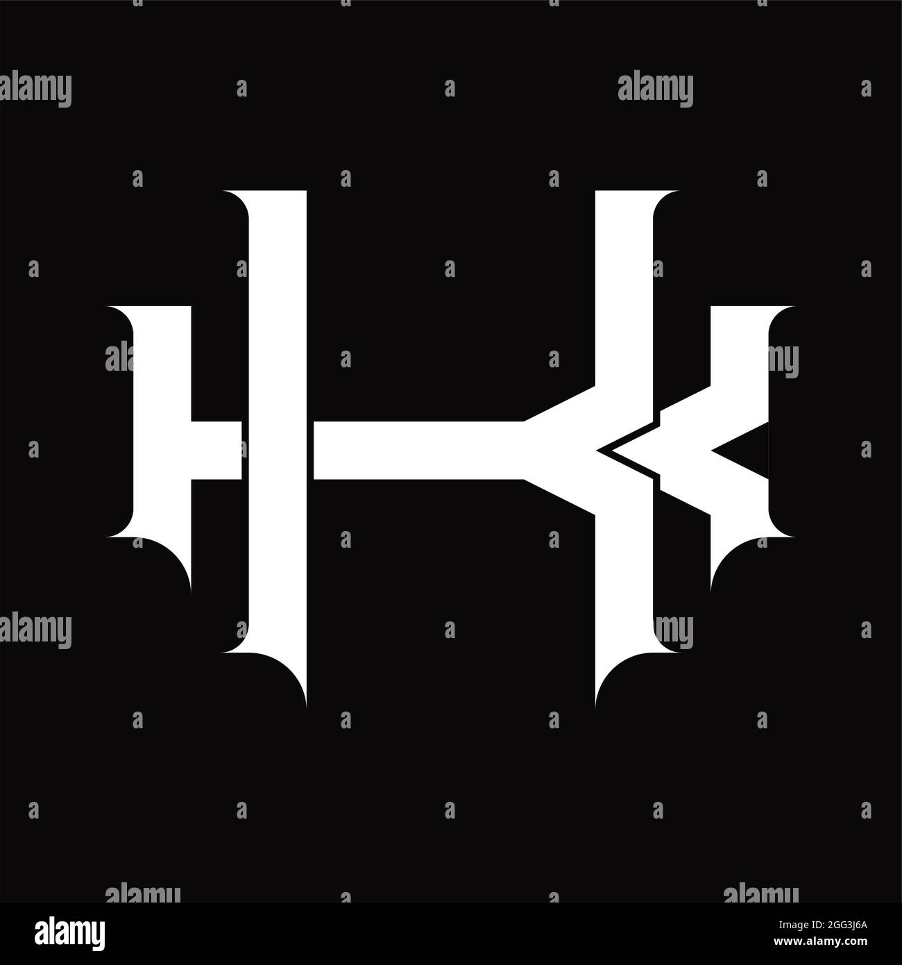 Kk signature Stock Vector Images - Alamy