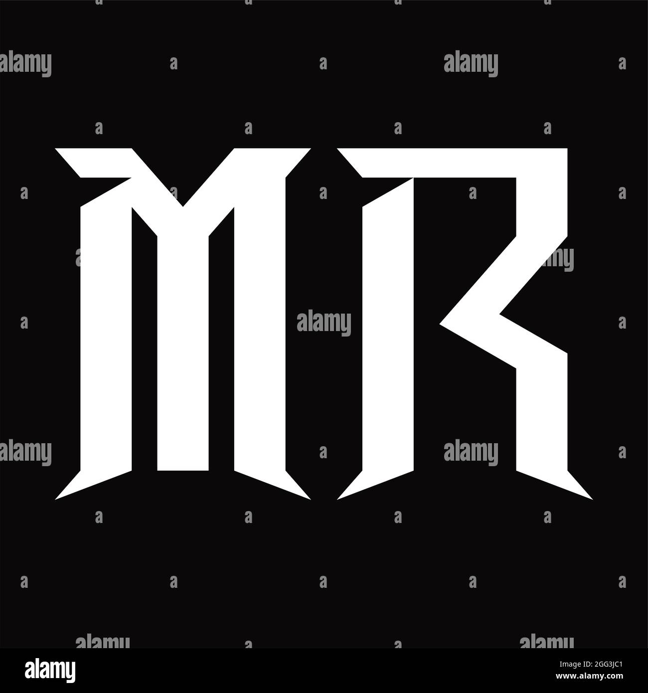 Mr minimal logo design hi-res stock photography and images - Alamy