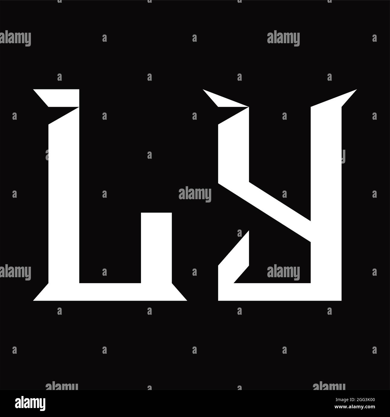 LY Logo monogram with slice shape blackground design template Stock Vector Image & Art - Alamy