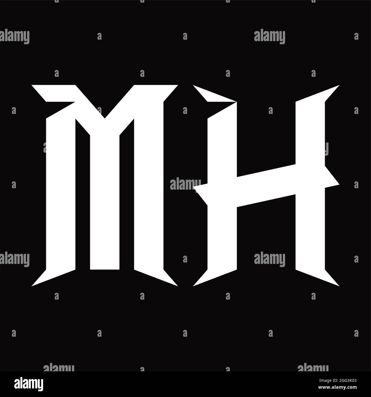 Mh logos Stock Vector Images - Alamy