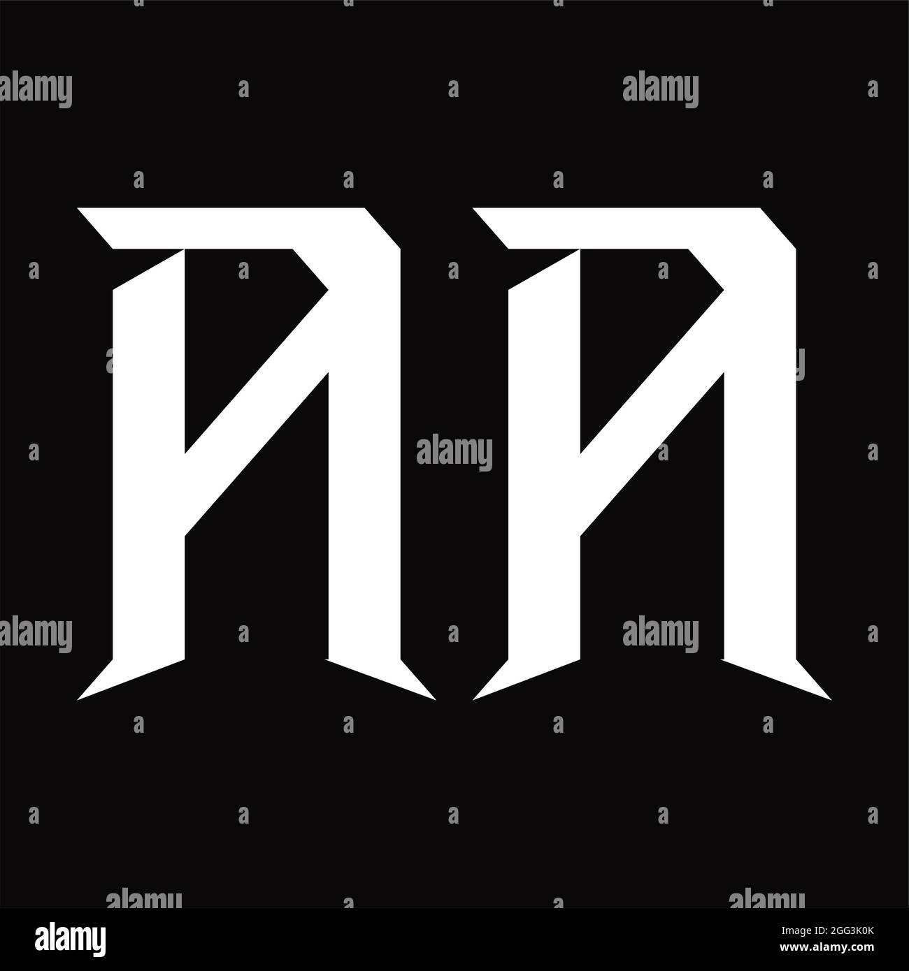 AA Logo monogram with slice shape blackground design template Stock Vector Image & Art - Alamy