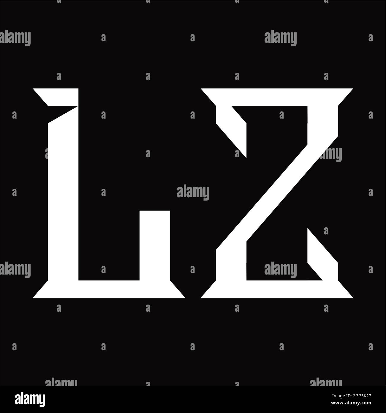 Lz alphabet Stock Vector Images - Alamy