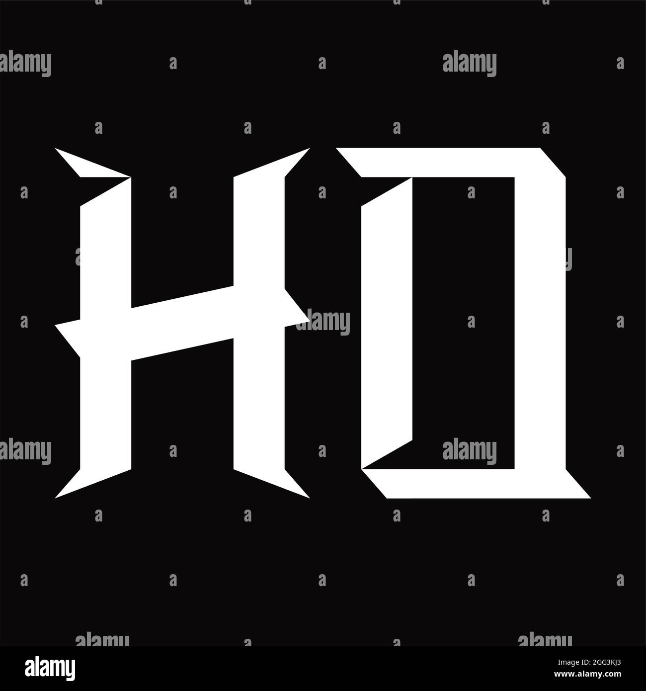 Letter ho logo Stock Vector Images - Alamy