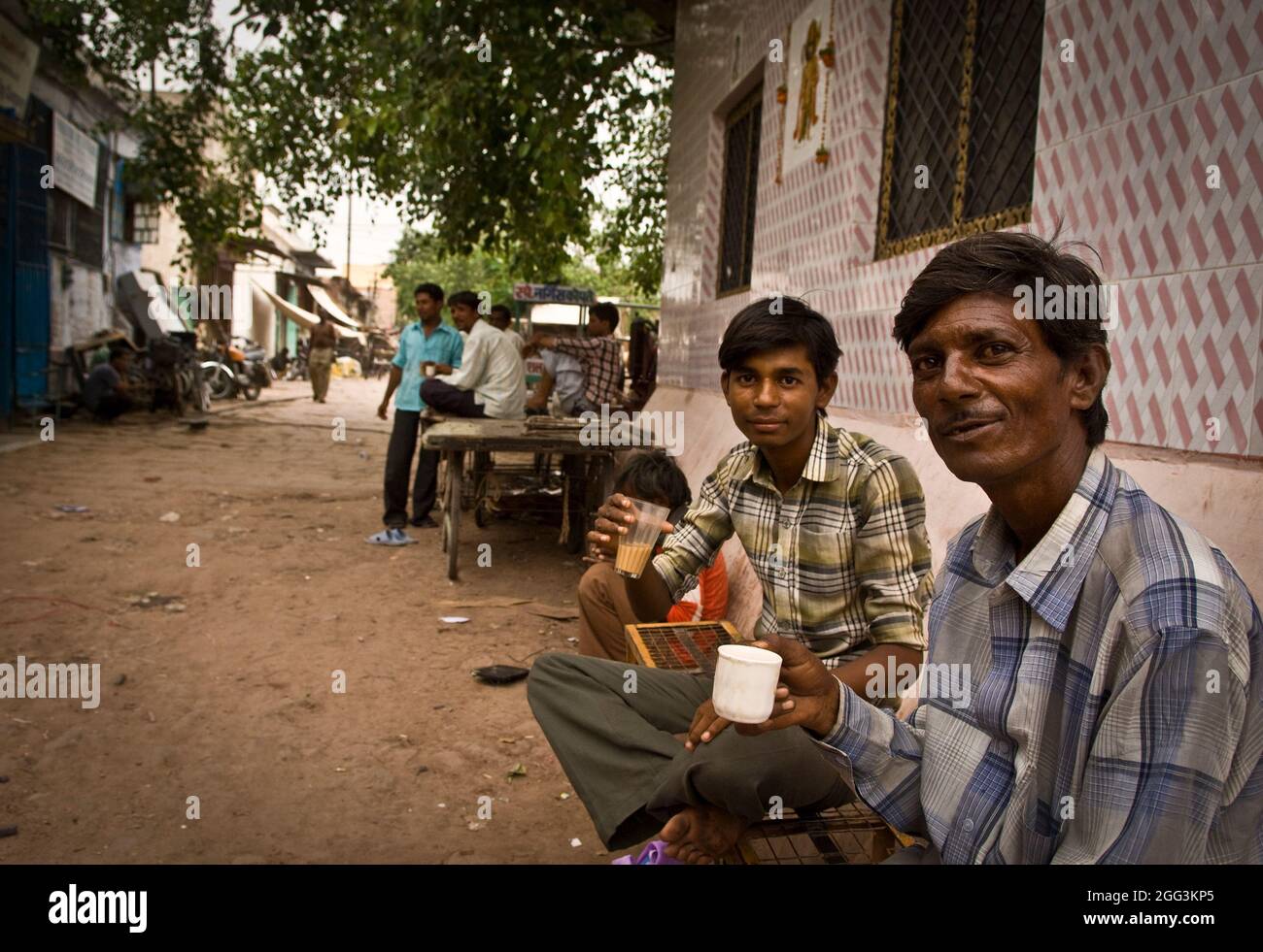 Workers in and around the rural areas of Rajasthan in northwestern ...