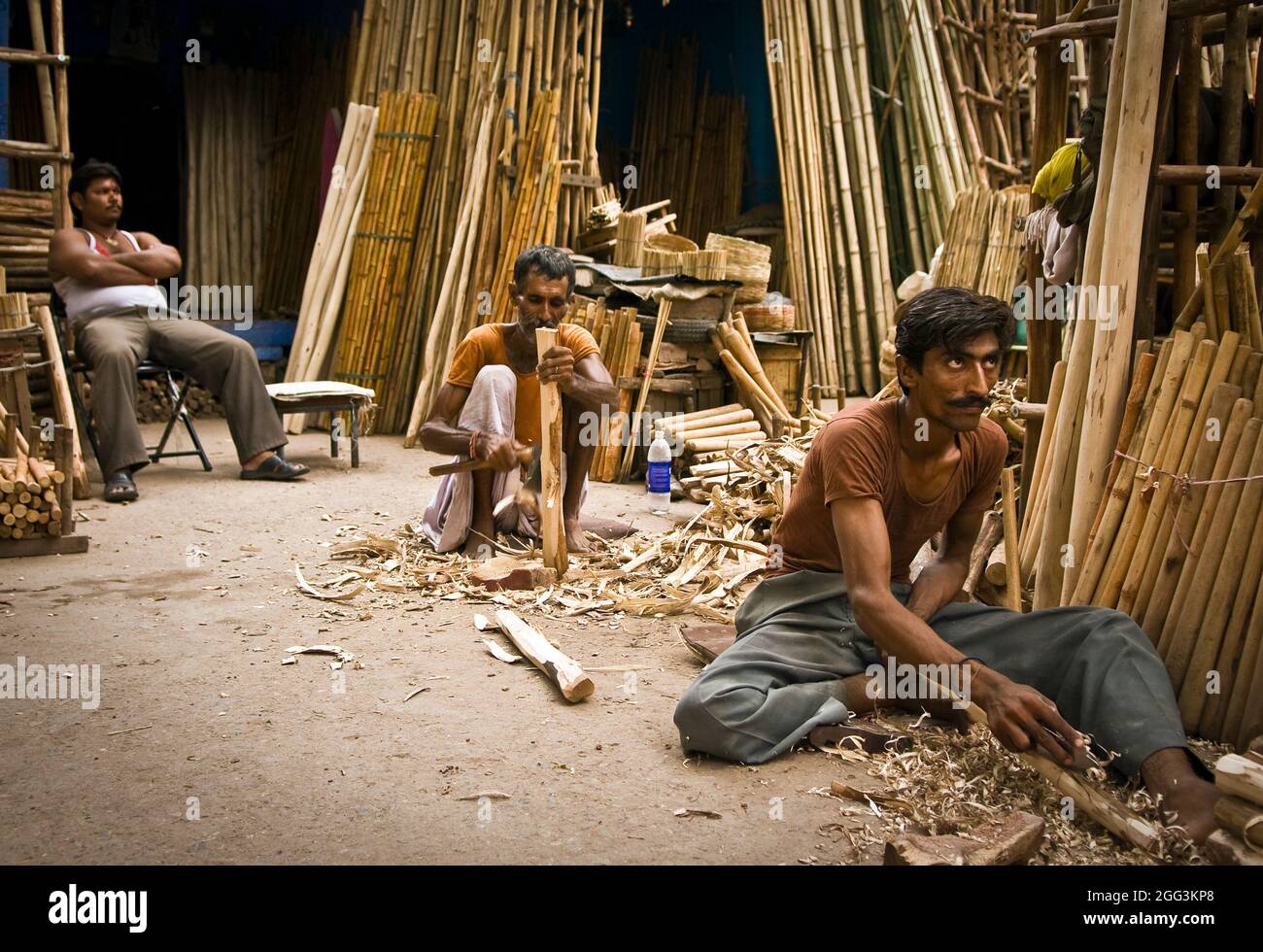 Workers in and around the rural areas of Rajasthan in northwestern ...