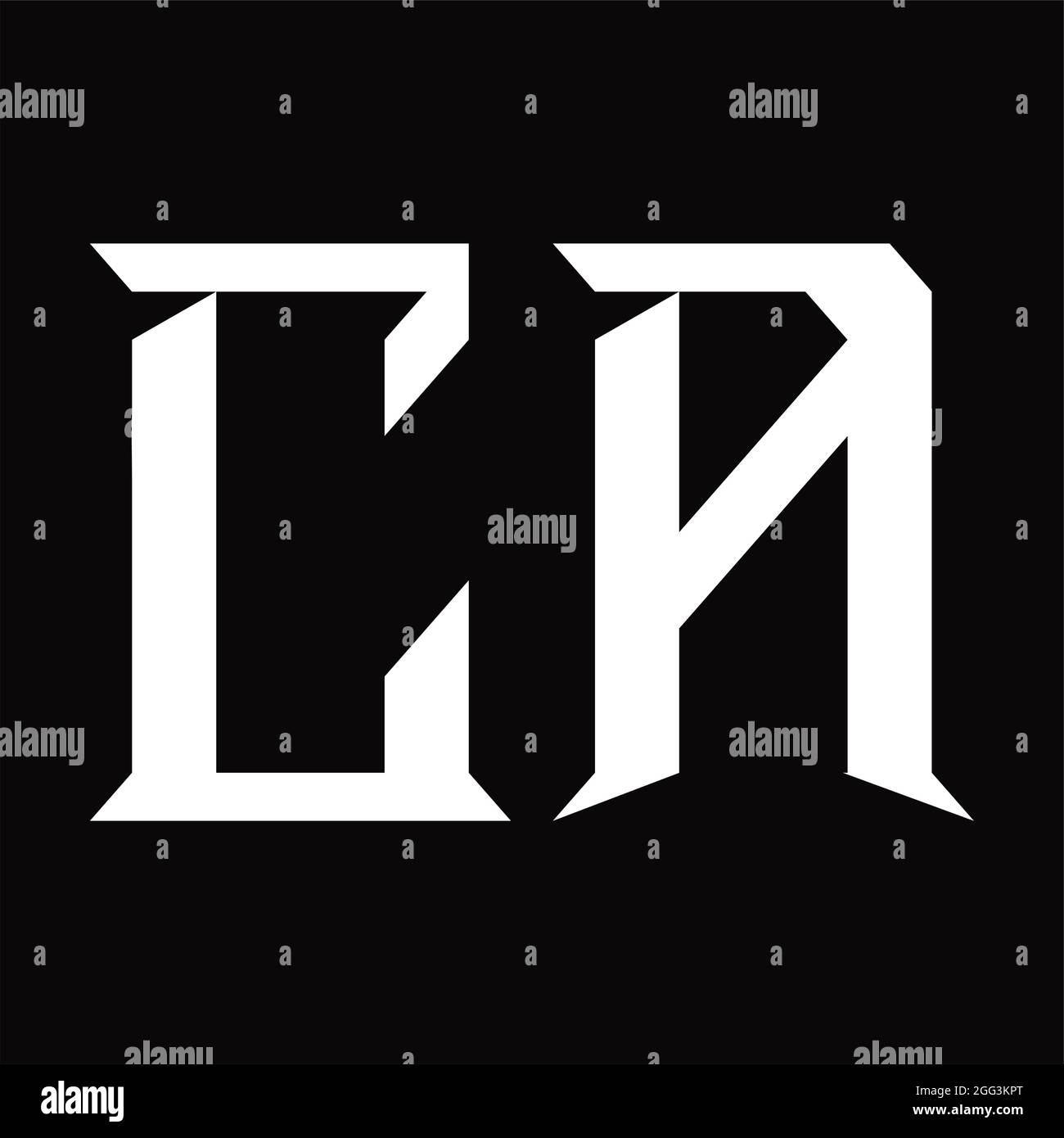 CA Logo monogram with slice shape blackground design template Stock ...
