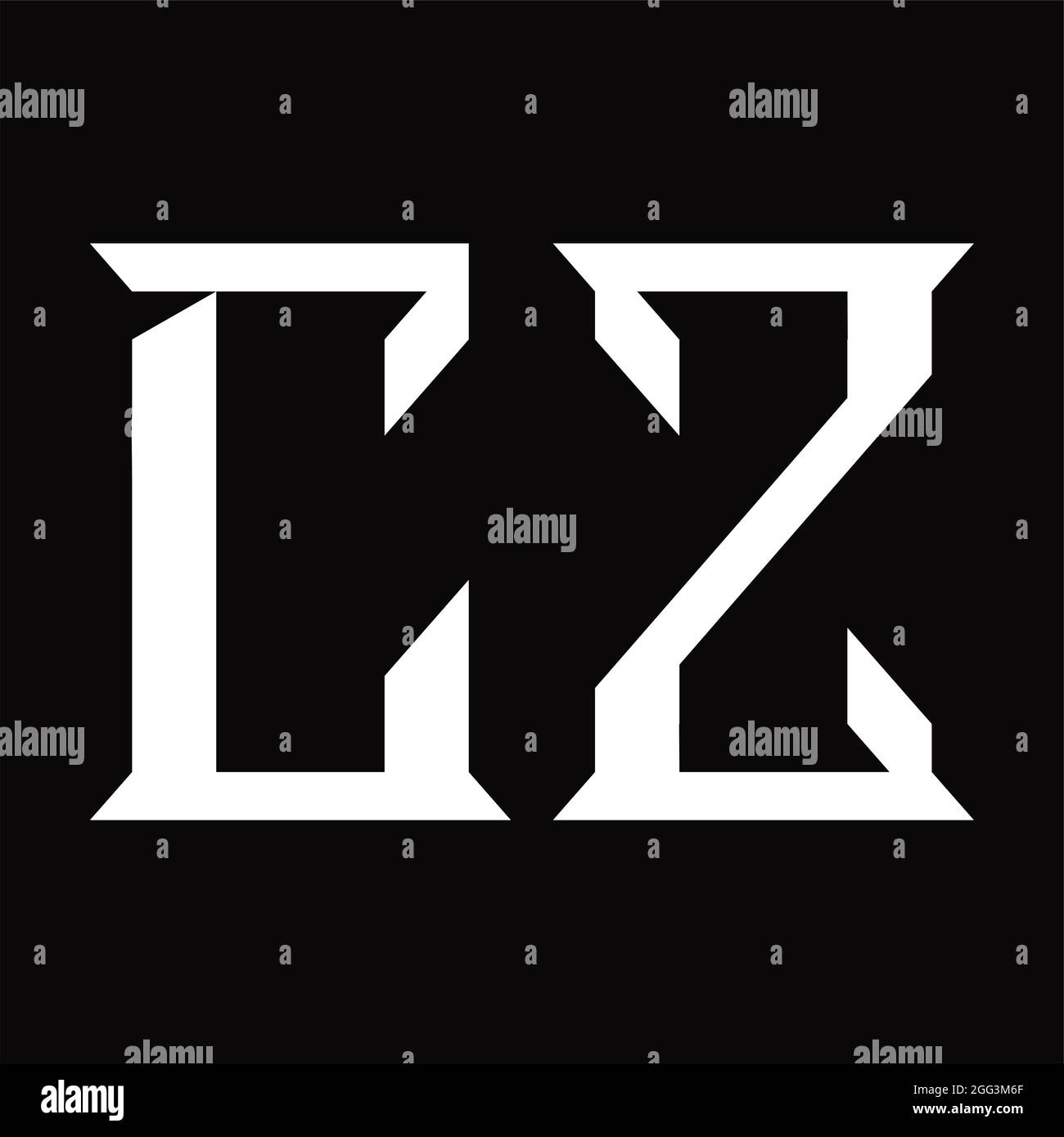 Letter cz logo Stock Vector Images - Alamy