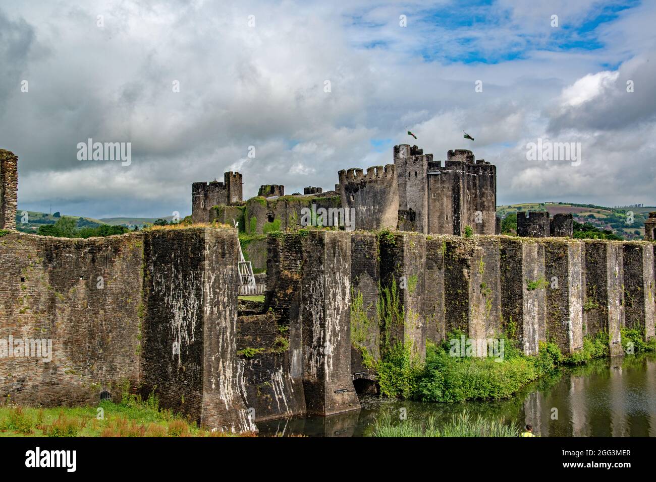 Caerphilly Castle (Welsh: Castell Caerffili) UK Stock Photo - Alamy