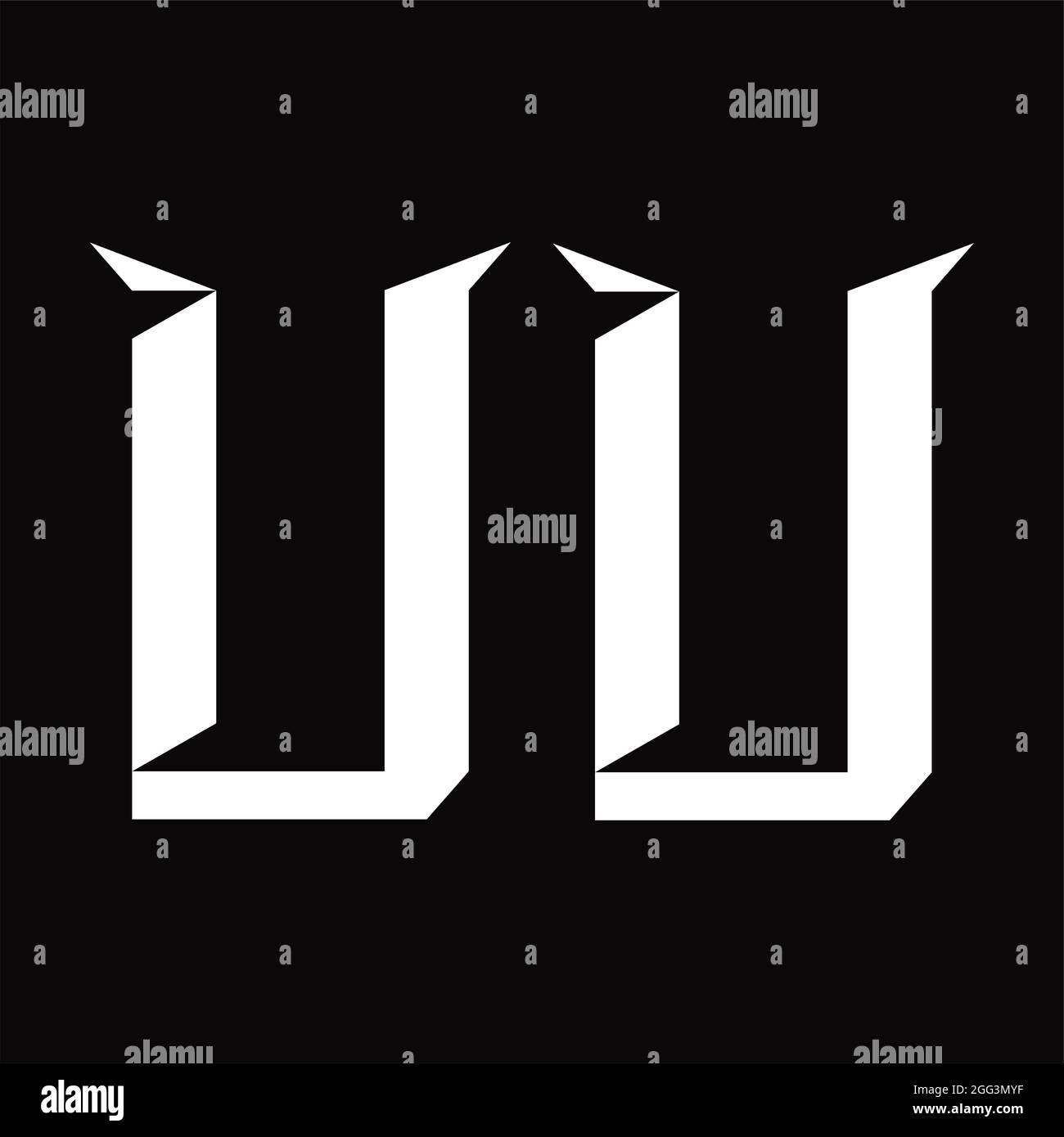 Uu initials logo hi-res stock photography and images - Alamy