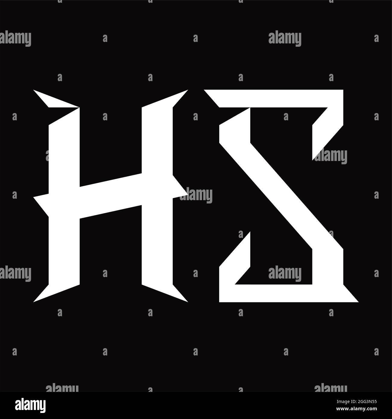 Hs logo Stock Vector Images - Alamy