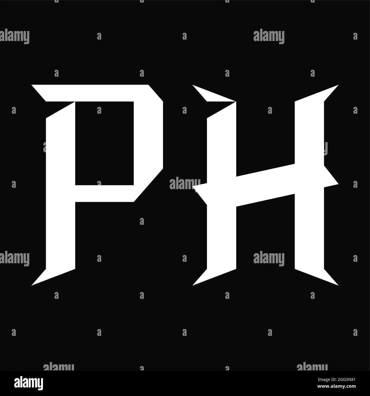 Ph logo Stock Vector Images - Alamy