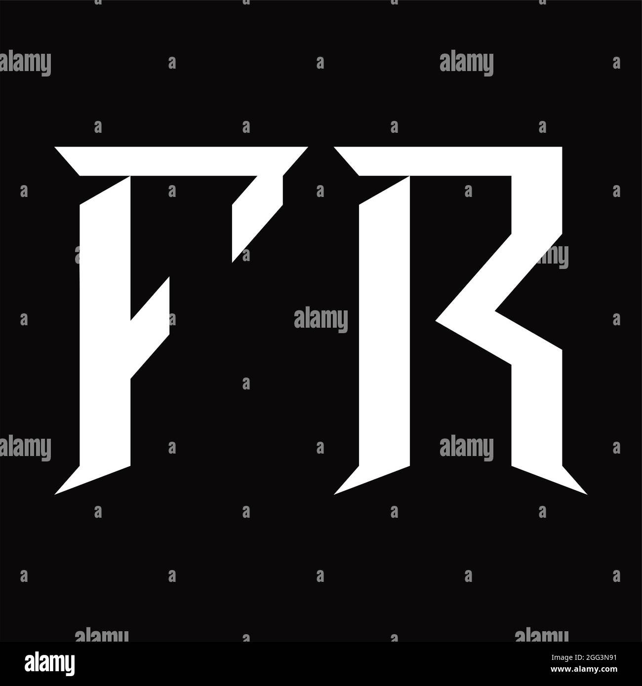 Fr logo Stock Vector Images - Alamy