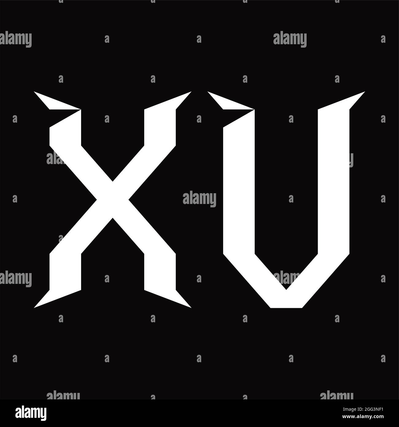 Xv logo Stock Vector Images - Alamy