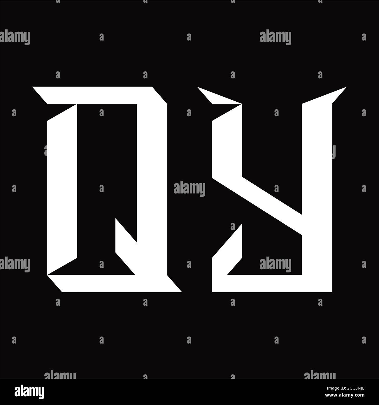Qy alphabet Stock Vector Images - Alamy