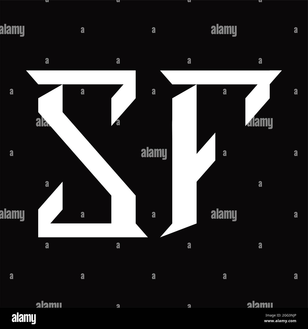 Letter sf logo Stock Vector Images - Alamy