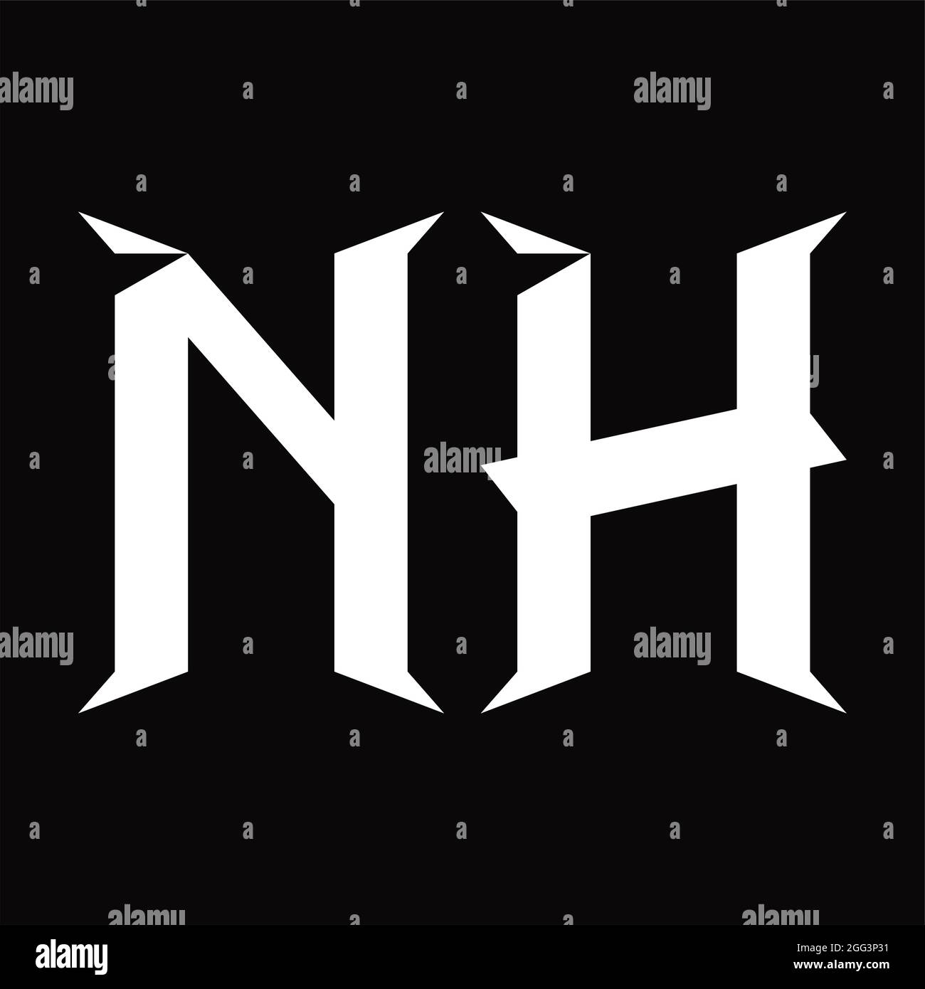 Nh logos Stock Vector Images - Alamy