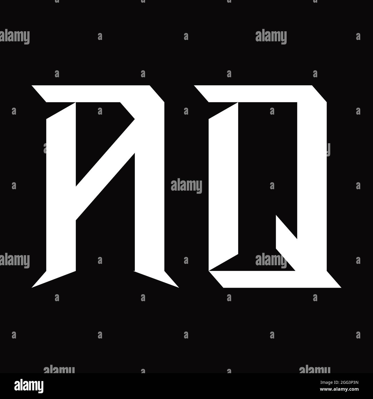 Aq initial Stock Vector Images - Alamy