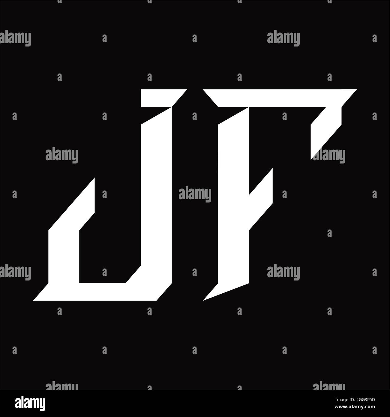 Jf logo Stock Vector Images - Alamy