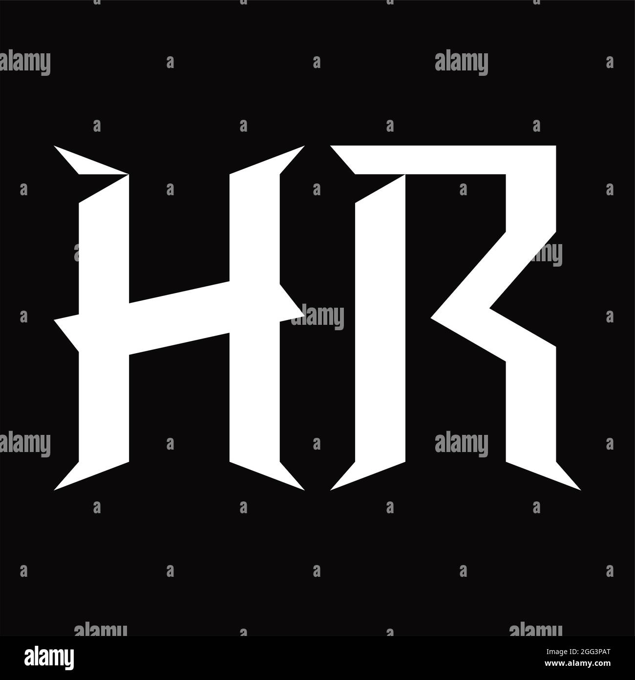 Hr logo Stock Vector Images - Alamy