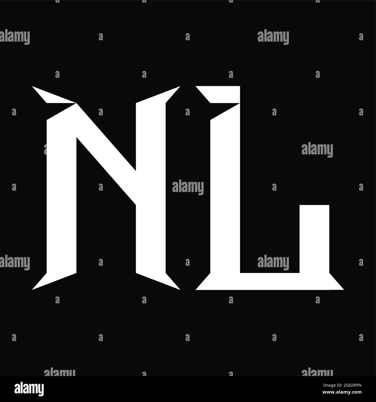 Nl template Stock Vector Images - Alamy