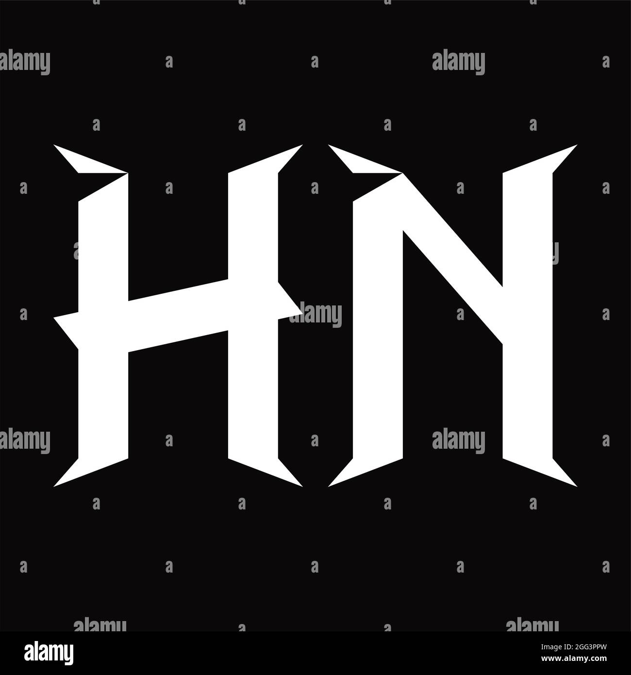 Hn logo Stock Vector Images - Alamy