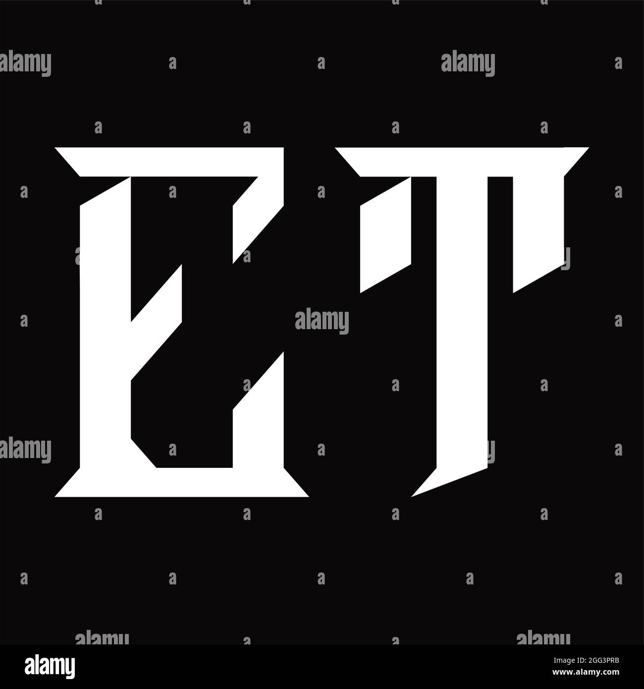 Et logo Stock Vector Images - Alamy