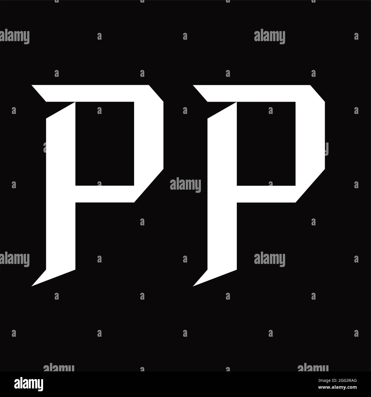 Pp initials logo Stock Vector Images - Alamy