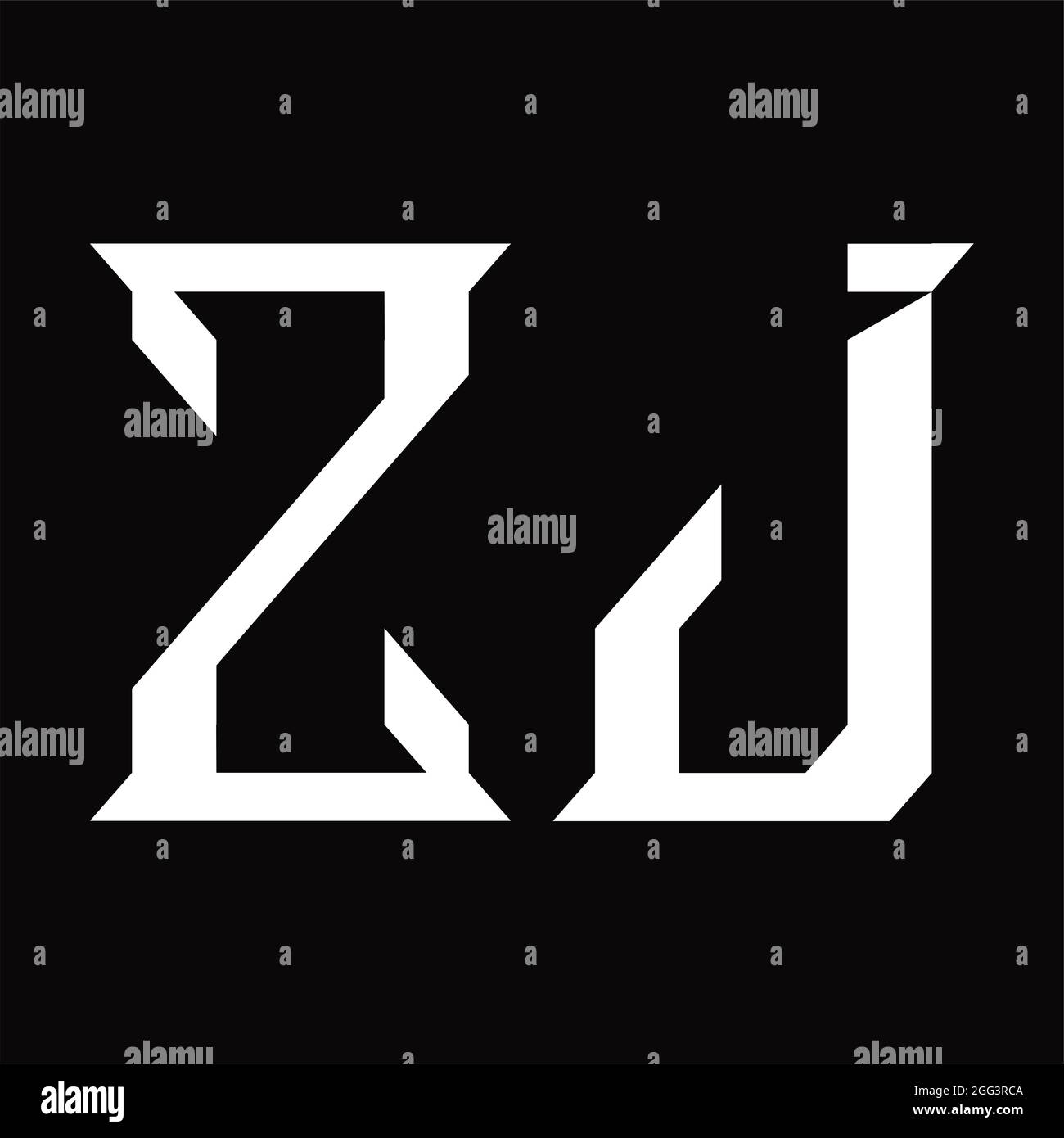 Letter zj logo Stock Vector Images - Alamy