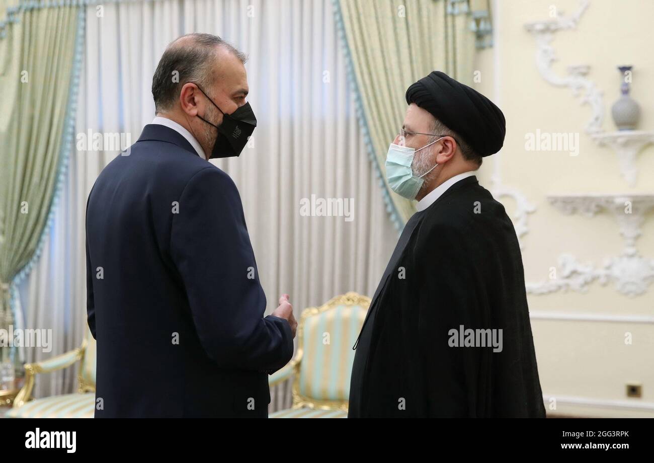 Ebrahim raisi hossein amirabdollahian hi-res stock photography and ...