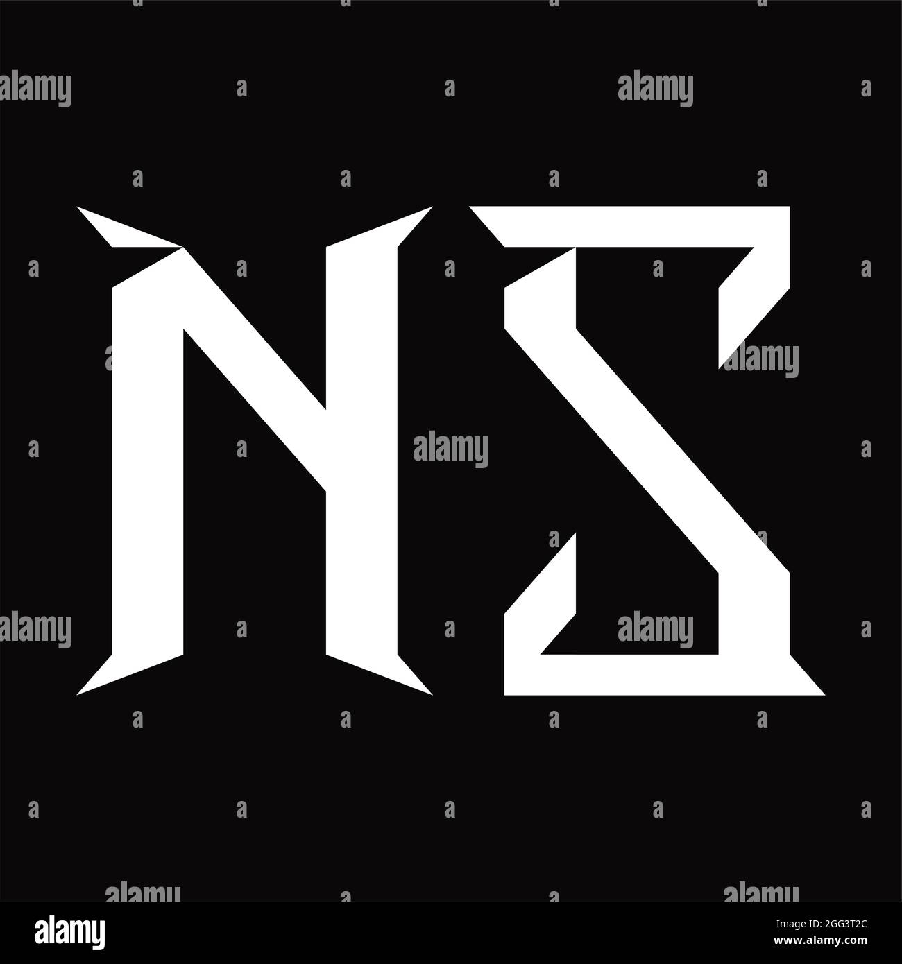 Ns logo Stock Vector Images - Alamy