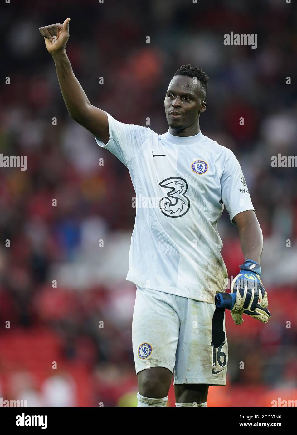 Chelsea goalkeeper Edouard Mendy after the Premier League match at ...