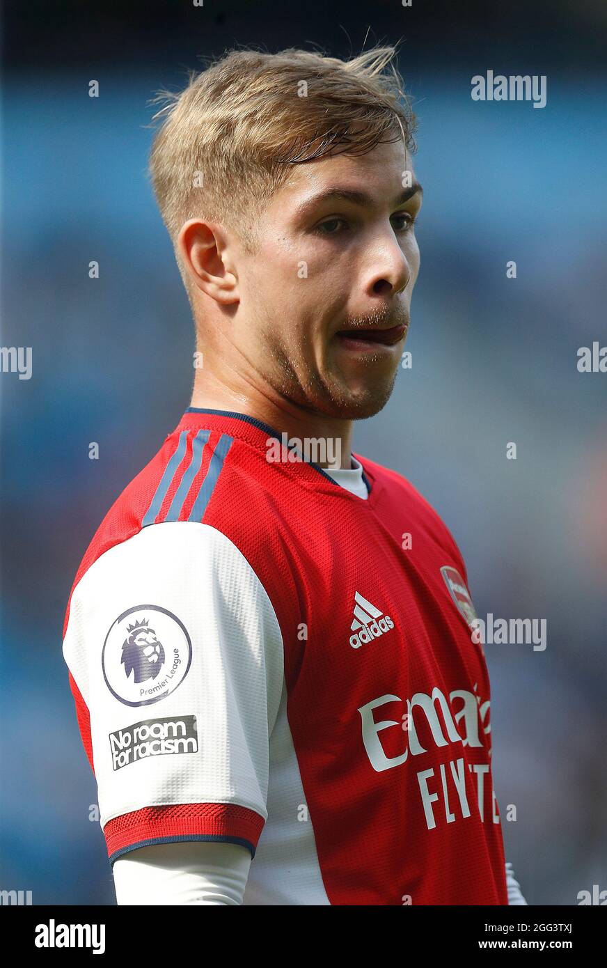 Manchester, England, 28th August 2021. Emile Smith Rowe of Arsenal ...